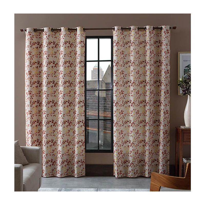 Cortina para Sala Blackout Estampada Com Ilhos 2,20 x 2,40 m Bulgaria ...