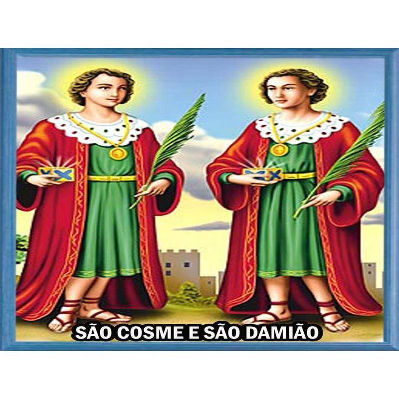 Cosme e Damião Damiao Papel De Arroz Para Bolos 2 - Mec Art - Papel de ...