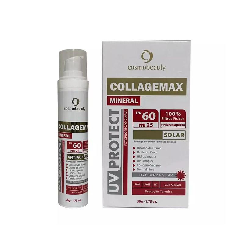 Cosmobeauty Collagemax Protetor Solar Uv Protect Fps 60 50g - Protetor ...