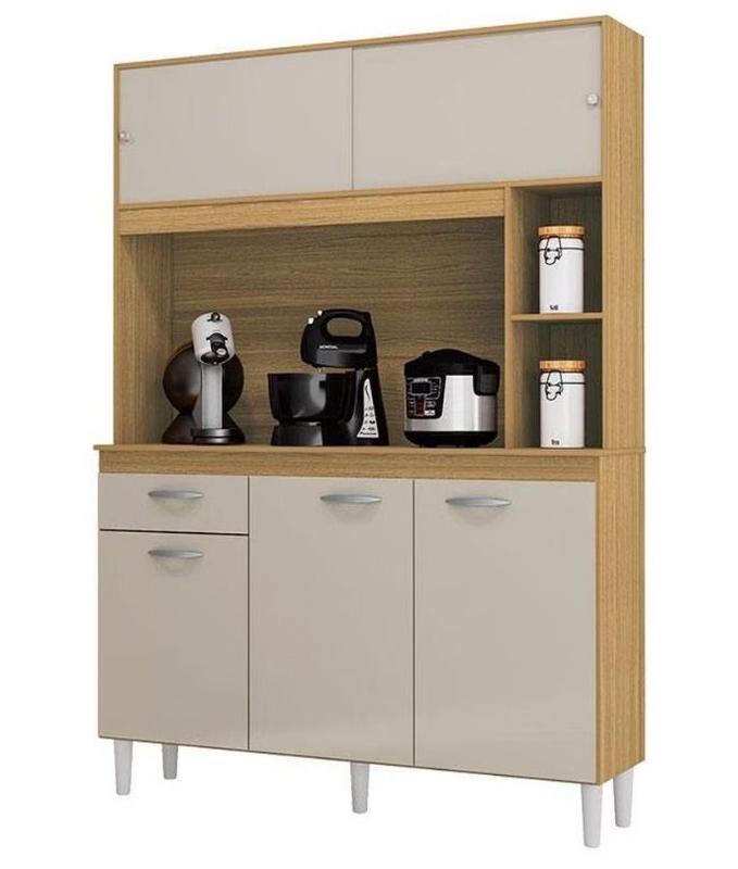 Cozinha Compacta Manu 8 Portas 2 Gavetas Poquema - Cozinha Compacta ...