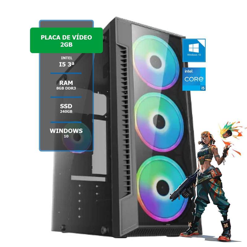 Cpu gamer barato intel i3 8gb ssd 240gb com placa de video - GSNEW ...