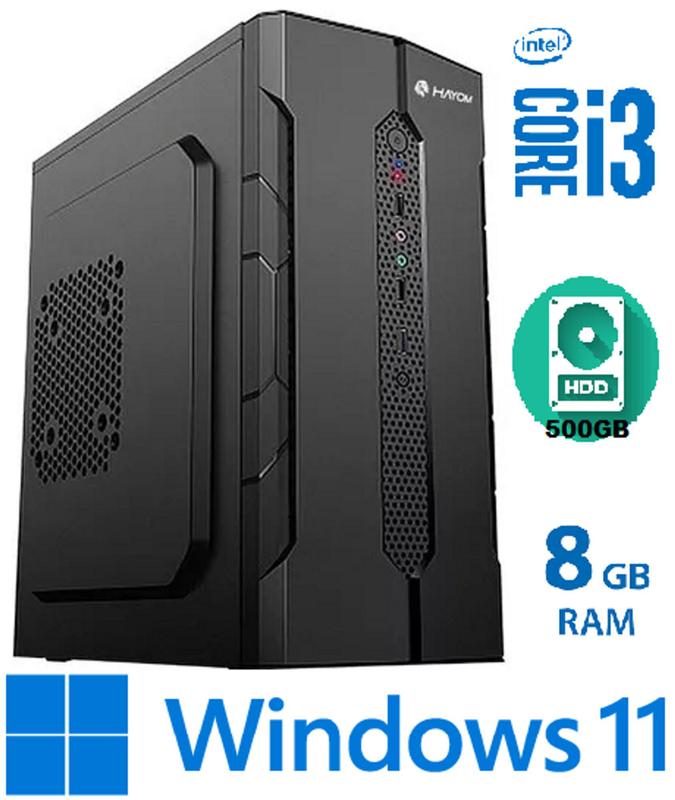 CPU WINDOWS 11 ARMAZENAMENTO de 500GB e 08GB de RAM - HAYOM - CPU ...