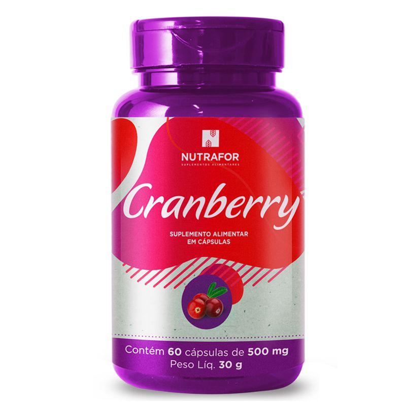 CRANBERRY - 60 Cápsulas 400mg NUTRAFOR - Fitoterápicos - Magazine Luiza