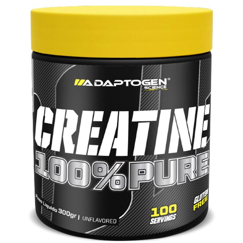 Creatina 100% Pure 300g - Adaptogen Science - Creatina - Magazine Luiza