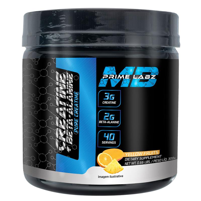 Creatina Com Beta-alanina - Mb Prime Labz - 300g - Creatina - Magazine ...