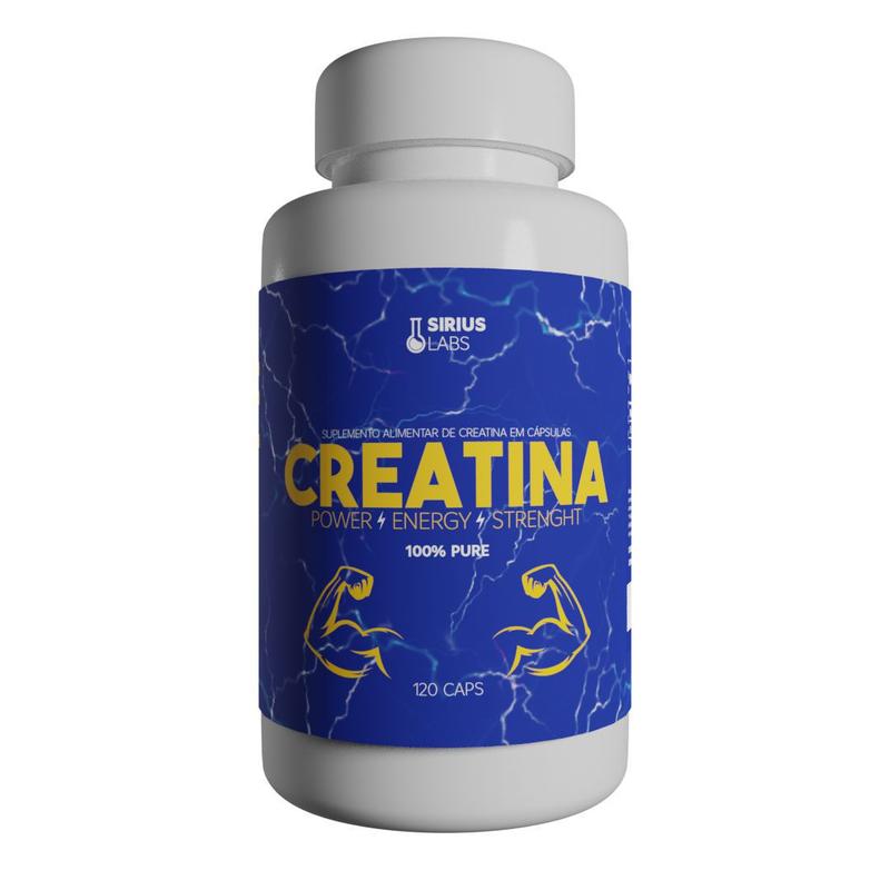 Creatina / Creatine 120 Cápsulas - Sirius Labs - Creatina - Magazine Luiza