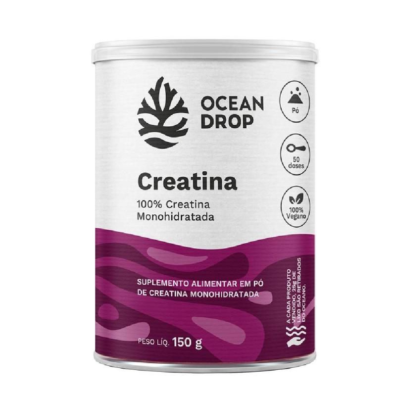 Creatina em pó 100 doses 300g - ocean drop - Creatina - Magazine Luiza