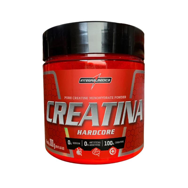 Creatina Hardcore 300g - IntegralMedica - Creatina - Magazine Luiza