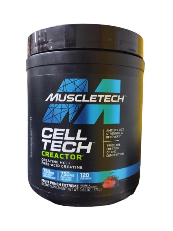 Creatina Hci Creactor Cell Tech - Sem Sabor - MuscleTech - Creatina ...