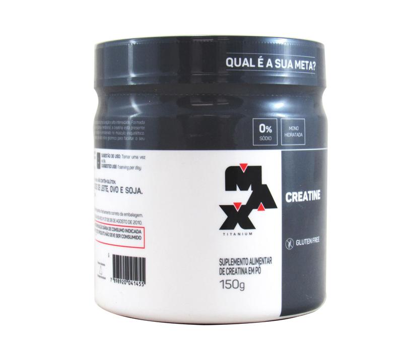CREATINA Max Titanium Pura Original POTE 150g - Creatina - Magazine Luiza