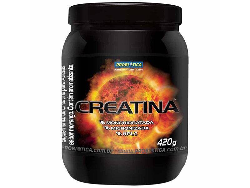Creatina Millennium Morango 420g - Probiótica - Creatina - Magazine Luiza