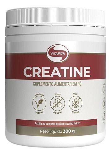 Creatina Monohidratada 300g Vitafor 100 Creatine 100 Doses Creatina