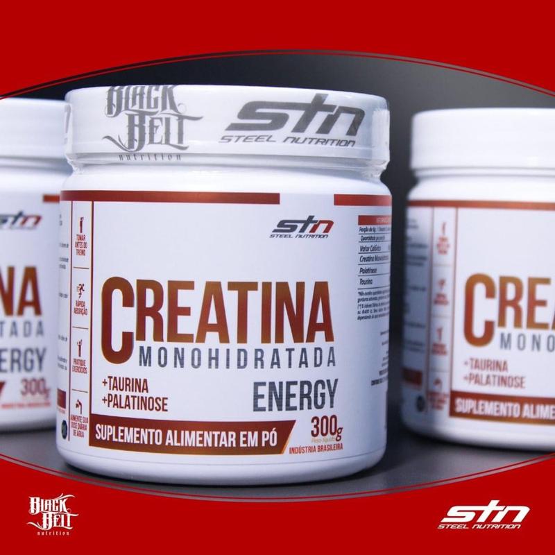 Creatina Monohidratada Energy 300g STN - Steel Nutrition - Creatina ...