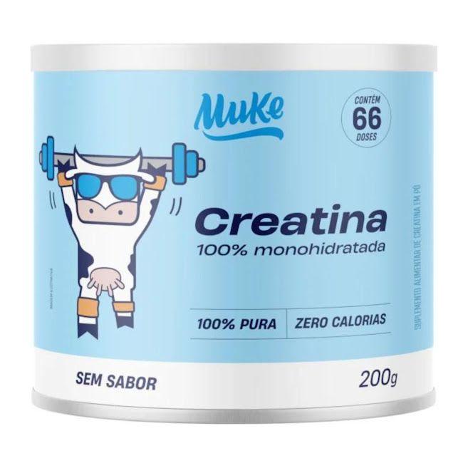 Creatina Muke Monohidratada 200g Sem Sabor +Mu - Mais Mu - Creatina ...