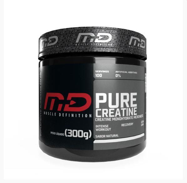 Creatina Pura Md - 300G - Muscle Definition - MD - Muscle Definition ...