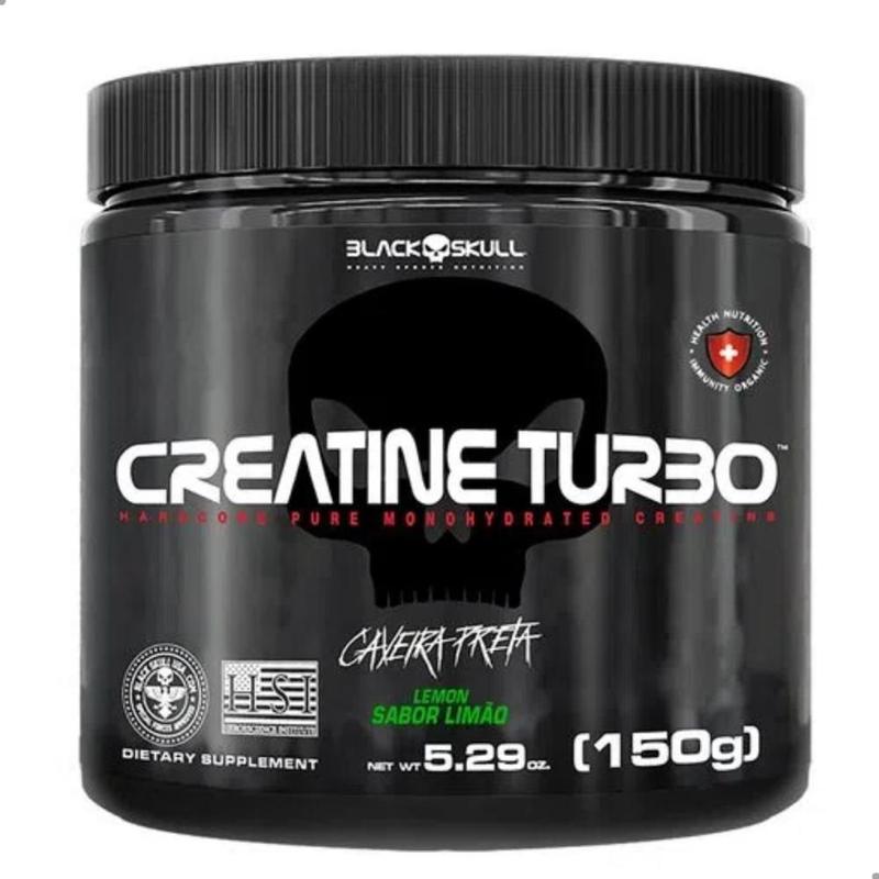 Creatina Turbo Hardcore Pura Monohidratada 150g Black Skull - Creatina ...