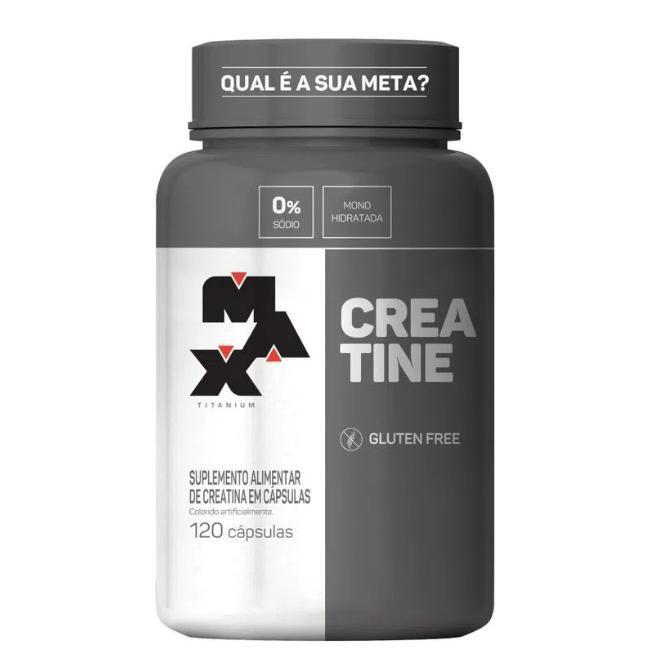 Creatine MonoHidratada Max Titanium 120 Cápsulas - Creatina - Magazine ...
