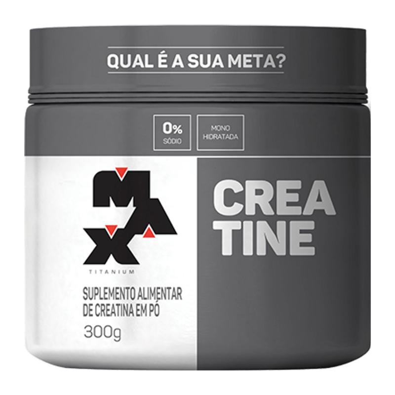 Creatine Pote 300 Gr Max Titanium - Creatina - Magazine Luiza
