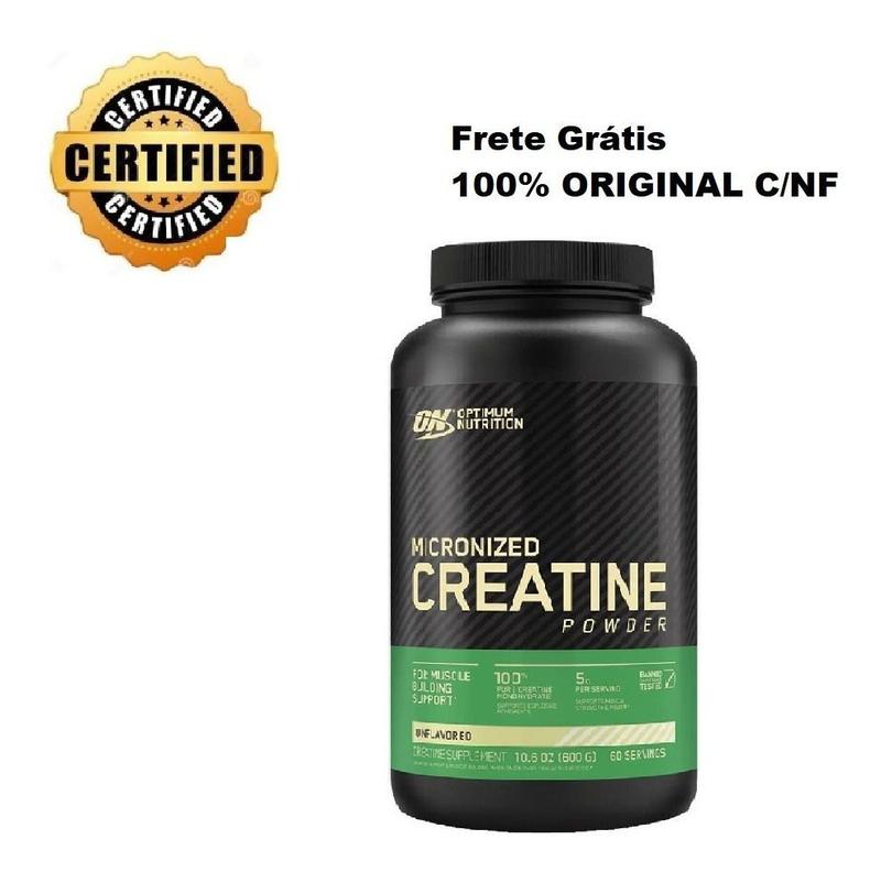 Creatine Powder suplemento 600g Força melhor performance - Optimum ...