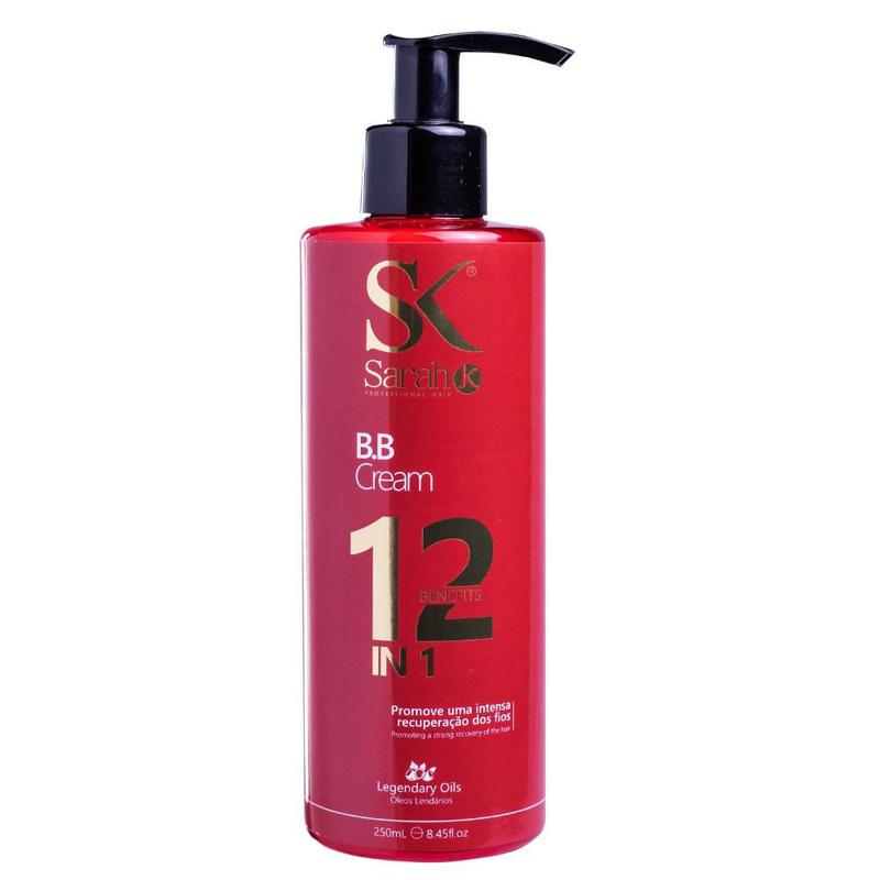 Creme Bb Cream Leave-in Hidrata Reconstrói Sarah K 250ml - BB Cream ...