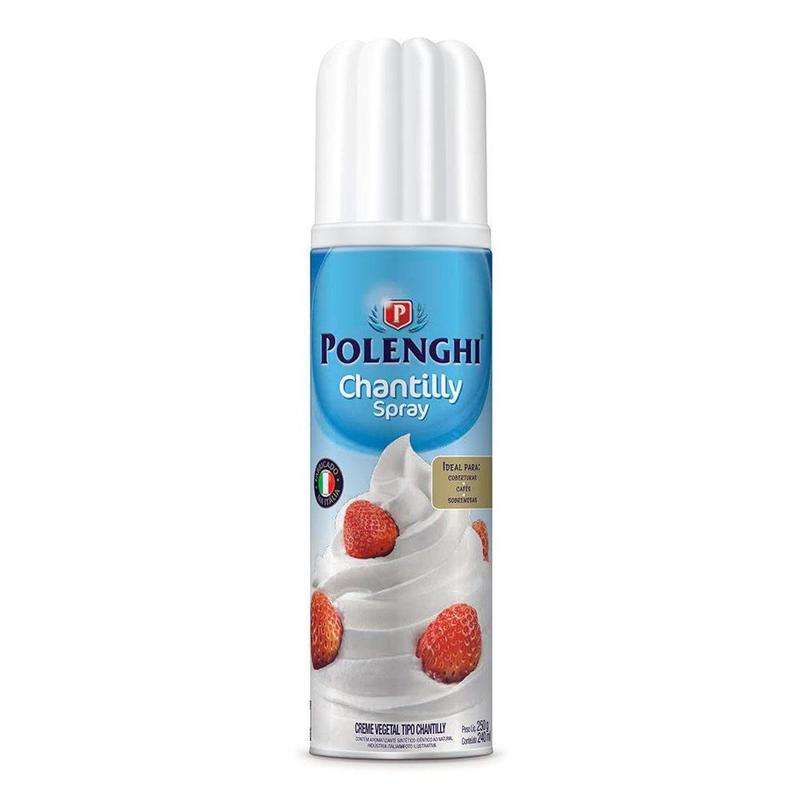 Creme Chantilly Spray 250G Polenghi - Chantilly - Magazine Luiza
