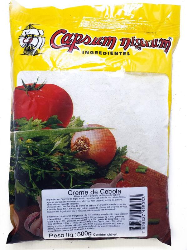 Creme de Cebola 500g - Capsum Nigrum ingredientes - Sopa - Magazine Luiza