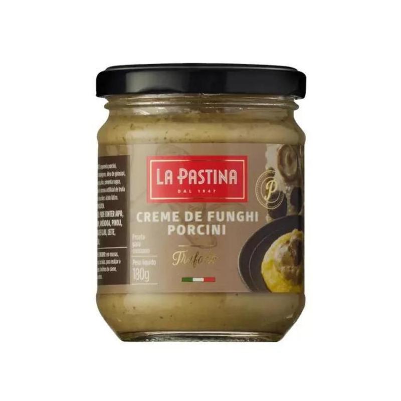 Creme de Funhi Porcini Trufado LA PASTINA 180g - Alimentos Básicos ...