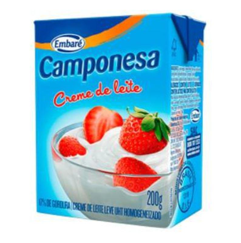 Creme De Leite Tp 17% 200g Camponesa - Creme de Leite - Magazine Luiza