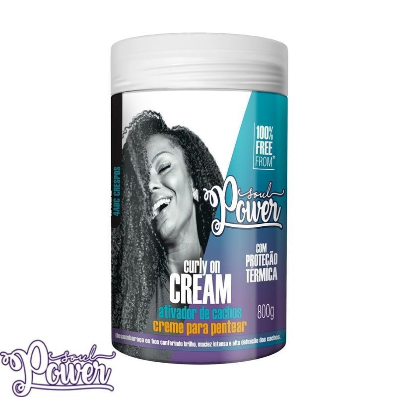 Creme De Pentear Curly On Cream Ativador De Cachos Soul Power 800g ...