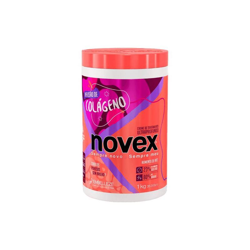 Creme de Tratamento Novex 1k Recarga Infusao de Colageno - Máscara Capilar - Magazine Luiza