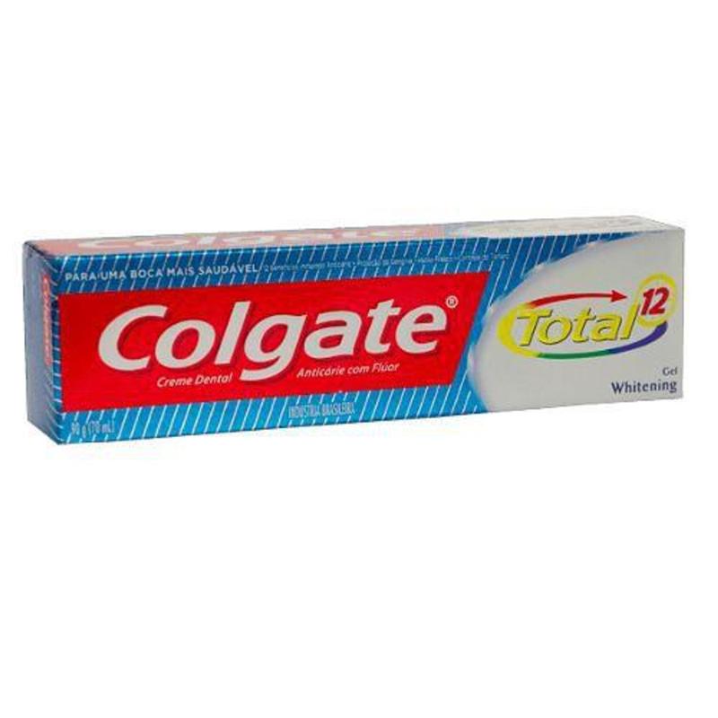 Creme dent colgate total 12 whitening 90g - Creme e Gel Dental - Magazine Luiza