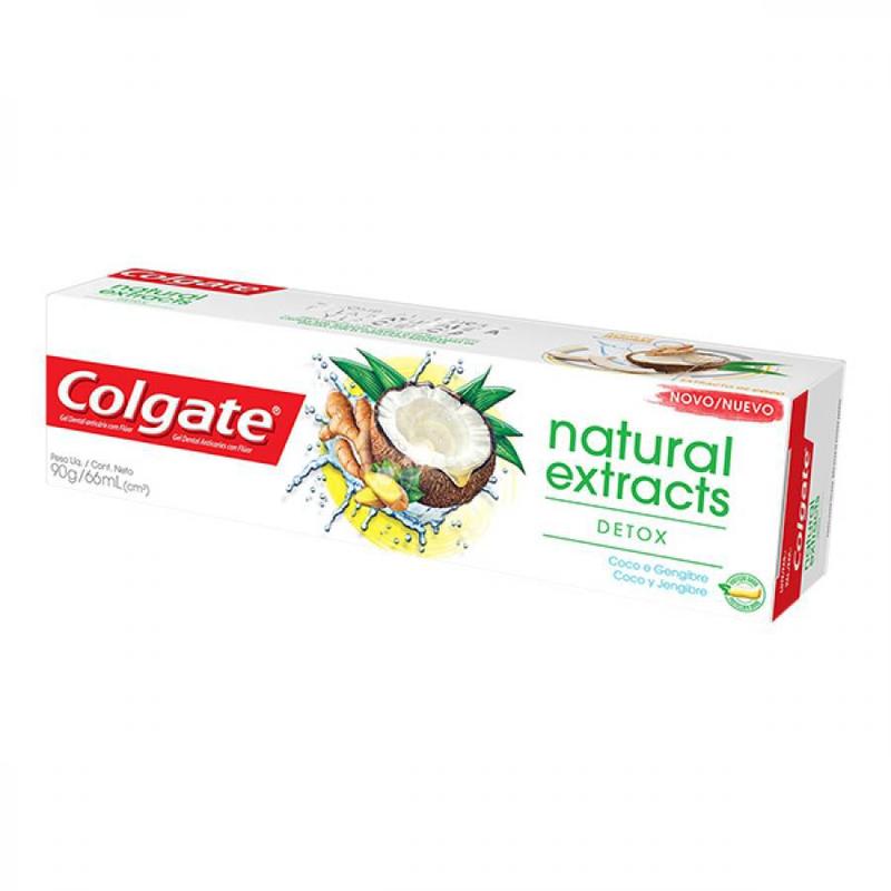 Creme Dental Colgate Natural Extracts Detox 90g - Creme e Gel Dental ...