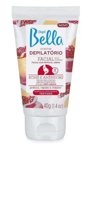 Creme Depilatório Facial Romã e Amêndoas Depil Bella 40g - Creme ...