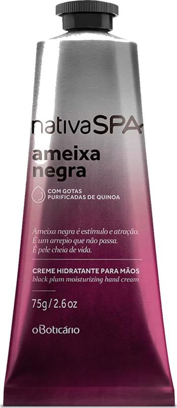Creme Desodorante para as Mãos Nativa SPA Ameixa Negra 75g - boticario ...