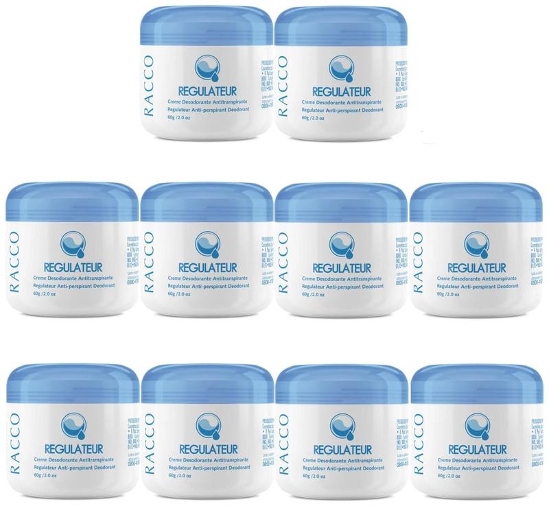 Creme Desodorante Regulateur Em Pote Racco 60g - Kit 10 unidades ...
