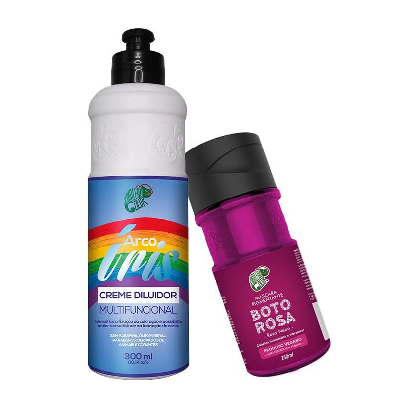 Creme Diluidor 300ml + Máscara Boto Rosa 150ml Kamaleão - Kamaleão ...