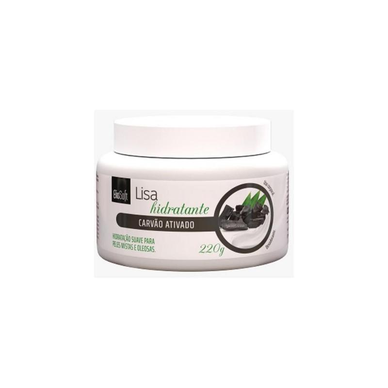 Creme Hidratante Corporal Soft Hair 220 G Carvao Ativado Biosoft ...