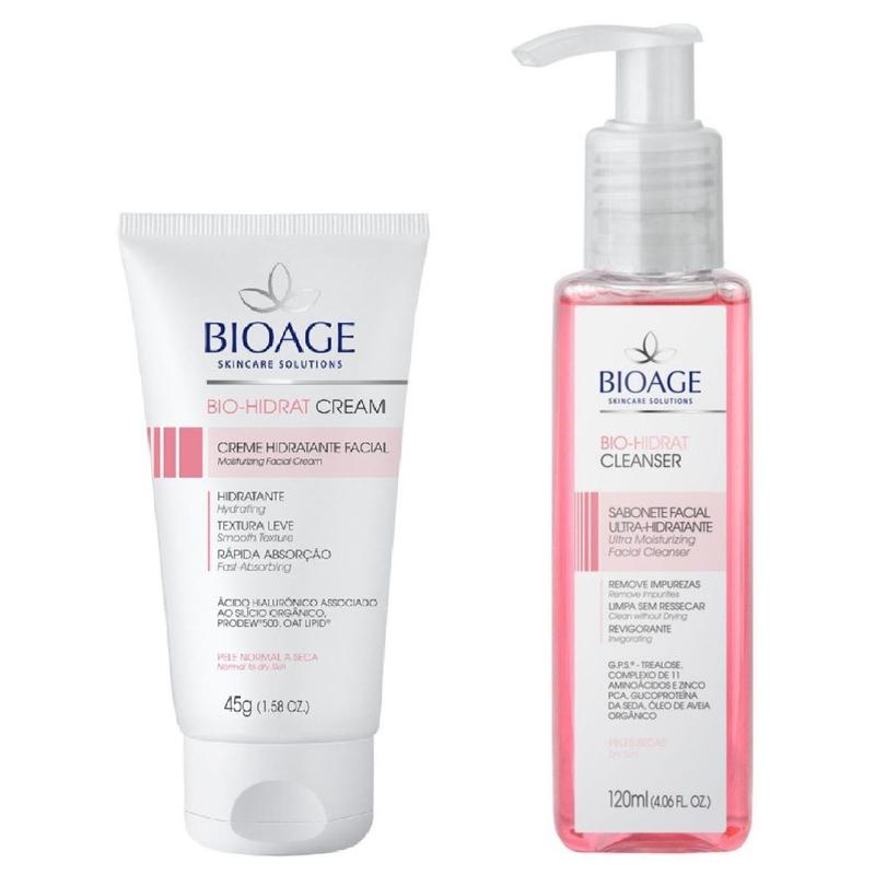 Creme Hidratante Facial + Sabonete Bio-Hidrat BIOAGE - Hidratante ...