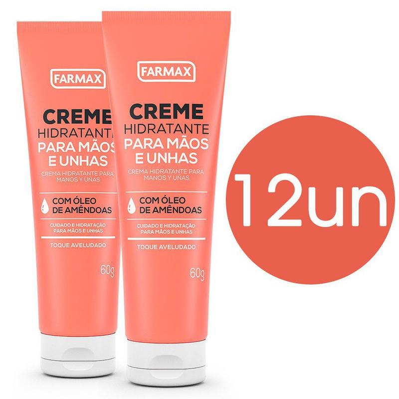 Creme Hidratante Para Maos e Unhas Farmax 12 unidades - Unhas e ...