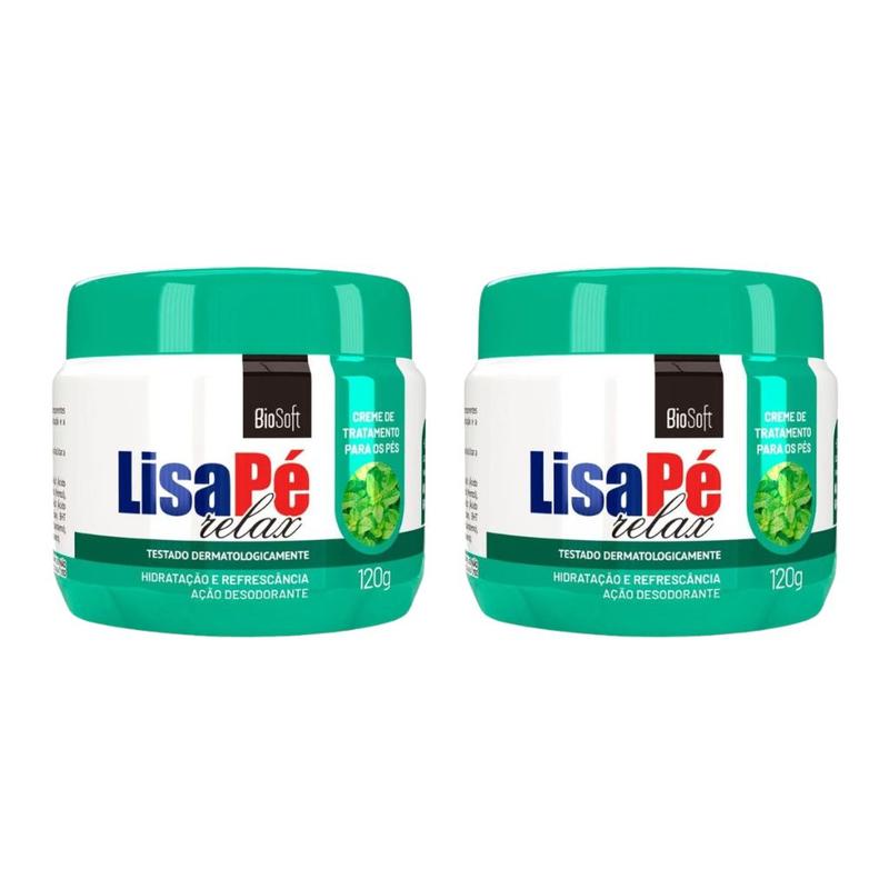 Creme Para Pés Soft Hair Lisa Pé Relax 120g - Kit C/ 2un - Hidratante ...