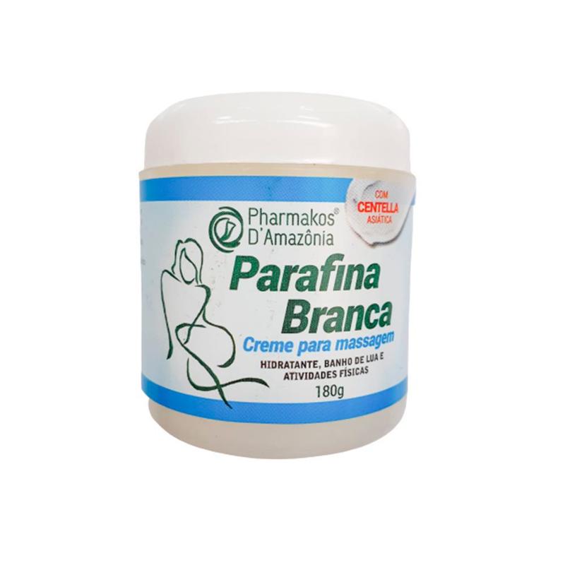 Creme Parafina Branca 180g Creme Alta Hidratação E Massagem - PHARMAKOS ...
