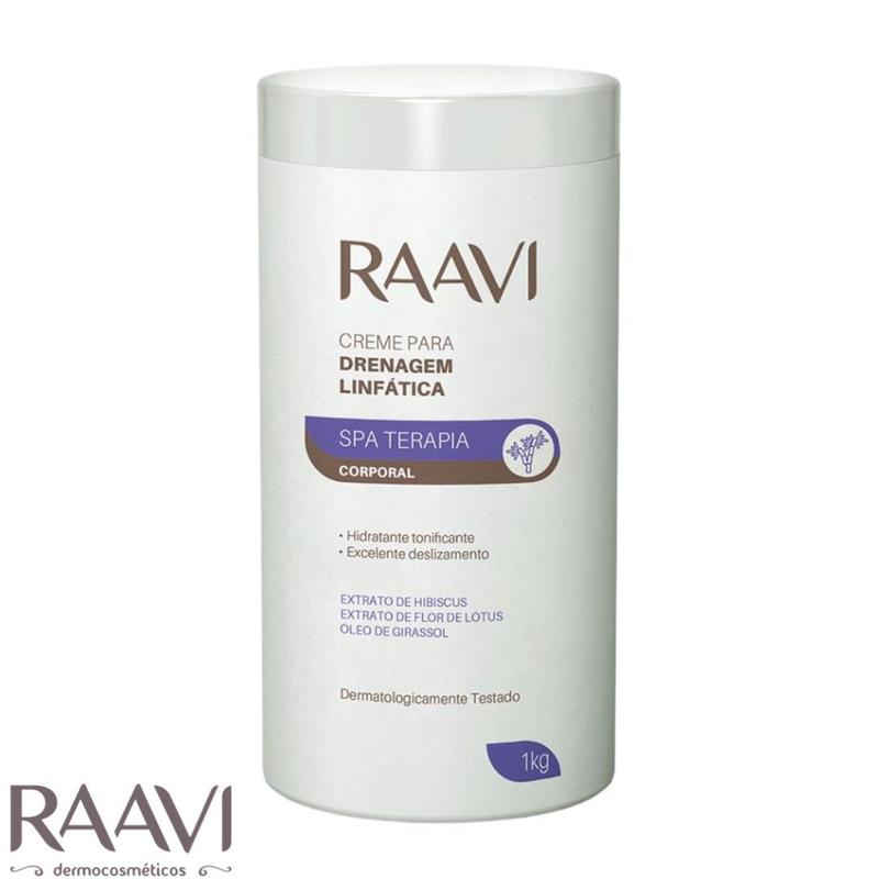 Creme Raavi Drenagem Linfatica Profissional Spa Terapia 1kg ...