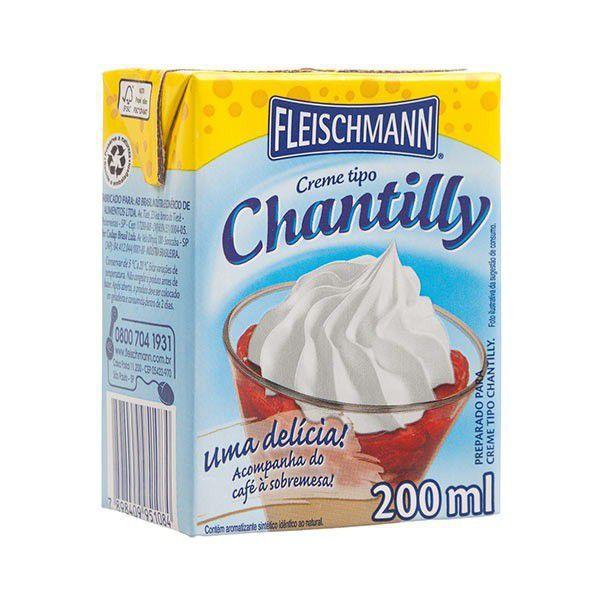 Creme Tipo Chantilly Fleischmann 200ml - Chantilly - Magazine Luiza