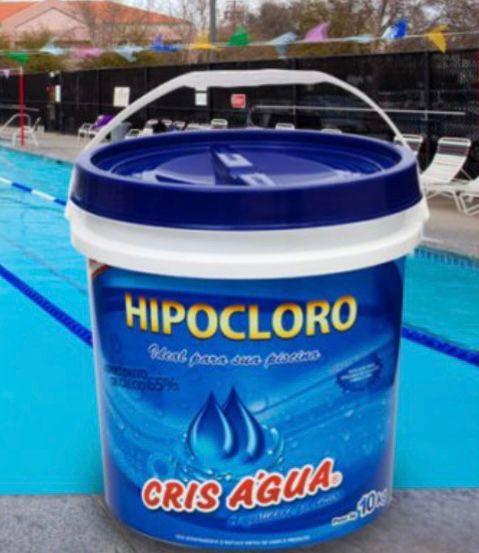 Cris agua hipoclorito de calcio 10kg - Kit de Limpeza de Piscina ...