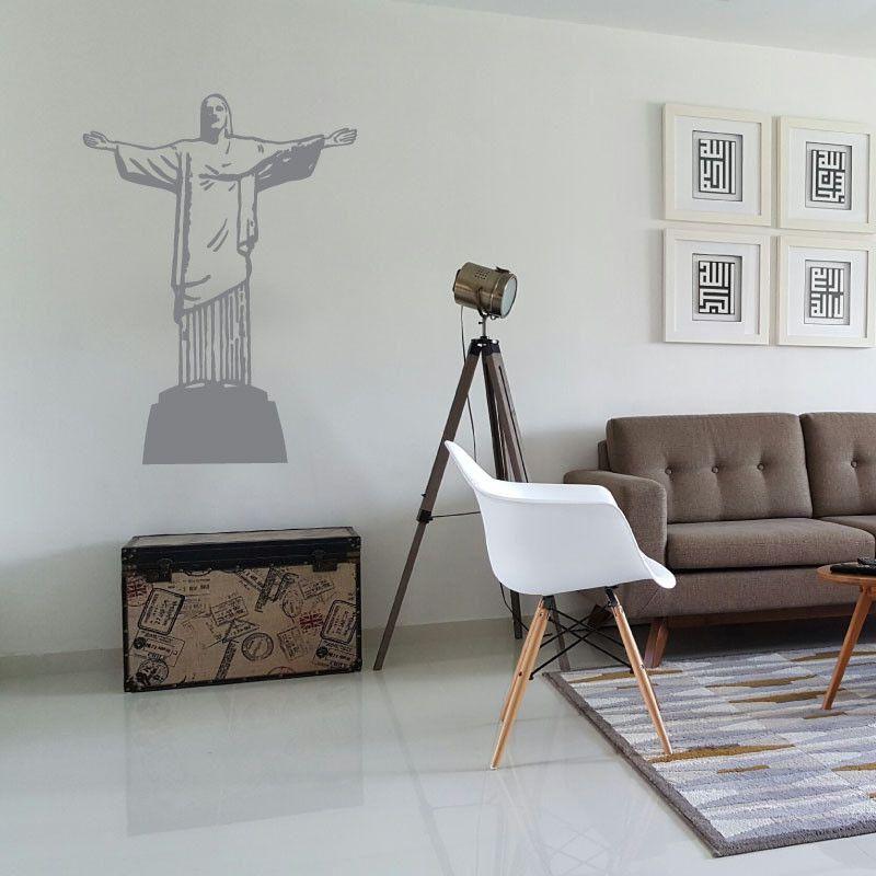 Cristo Redentor - adesivo de parede - Leguts Adesivos Especiais ...