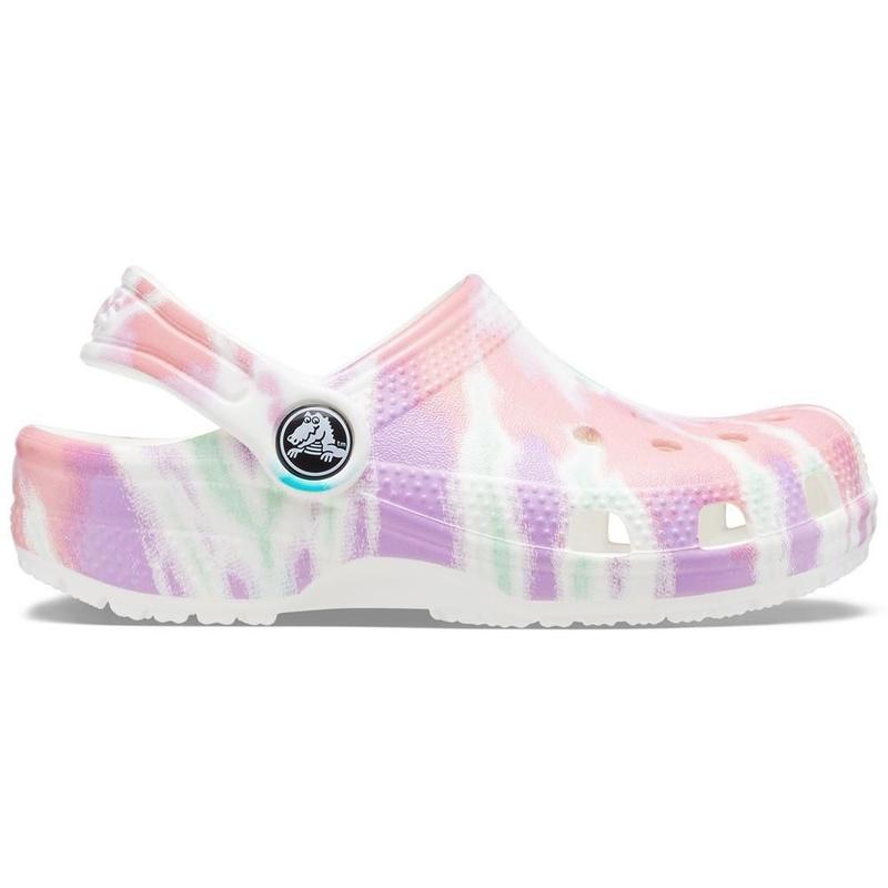 Crocs Classic Clog Infantil Tie Dye Fresco/Multi - Babuche / Clog ...