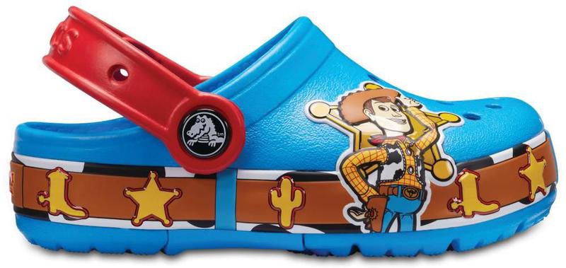 Crocs crocband woody lights clog k ocean - Outros Moda e Acessórios ...