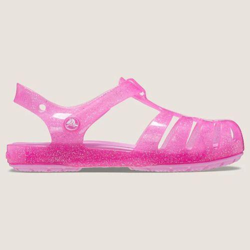 Crocs Isabella Sandal Infantil Rosa Original - Babuche / Clog Infantil ...