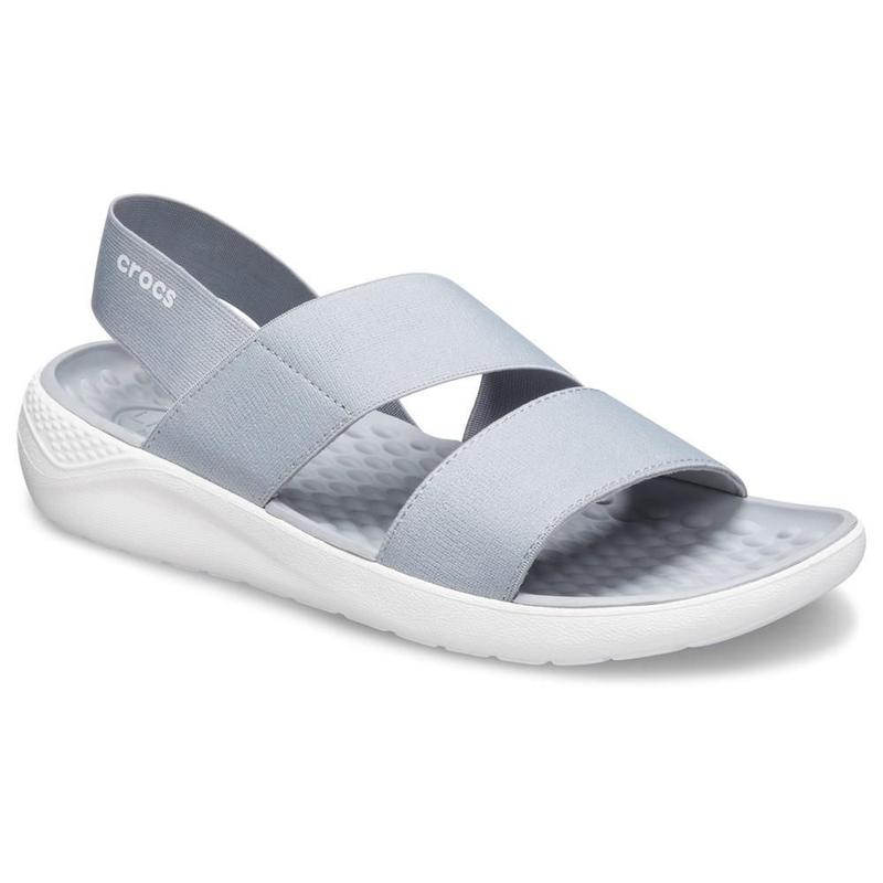 Crocs Literide stretch sandal w - Light Grey/White - Outros Moda e ...