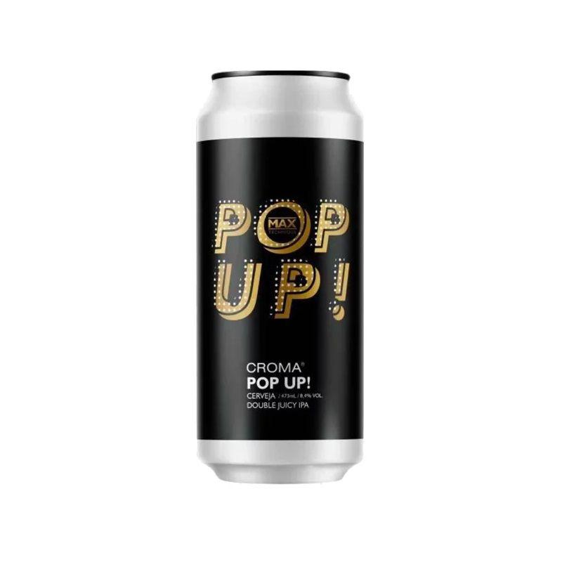 Croma Pop Up MAX Double Juicy IPA 473ml - Cerveja - Magazine Luiza